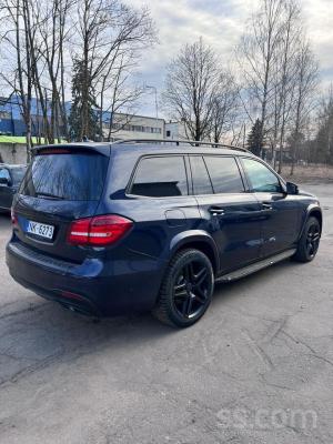 Синий Мерседес ГЛС 350 2016 в Рига, объемом двигателя 3.50 л и пробегом 273 тыс. км за 26900 €, фото 4 на AUTOMOTO.COM.LV