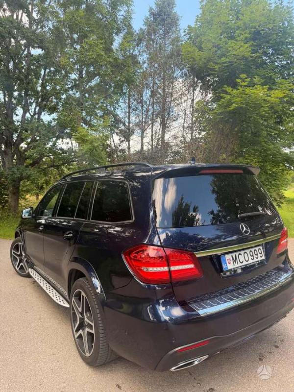 Blue Mercedes-Benz GLS 350 2018 in Silale, with an engine capacity of 2.99 L and mileage of 182 thousand km for 38000 €, photo 5 on AUTOMOTO.COM.LV