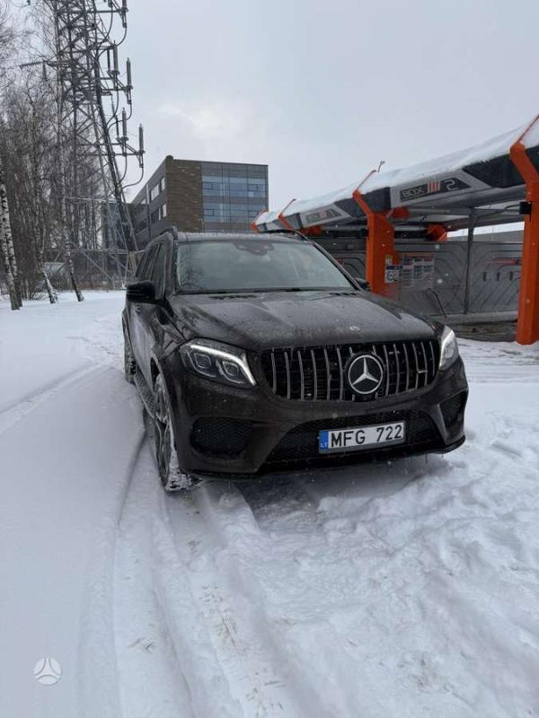 Brūns Mercedes-Benz GLS 350 2016 Kauņa, ar dzinēja tilpumu 2.99 L un nobraukumu 236 tūkst. km par 29500 €, foto 2 vietnē AUTOMOTO.COM.LV