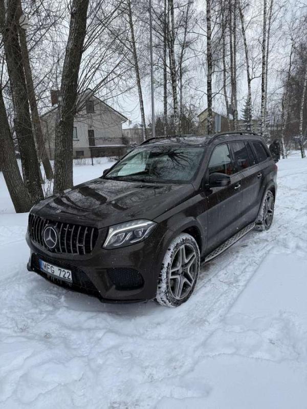 Brūns Mercedes-Benz GLS 350 2016 Kauņa, ar dzinēja tilpumu 2.99 L un nobraukumu 236 tūkst. km par 29500 €, foto 3 vietnē AUTOMOTO.COM.LV