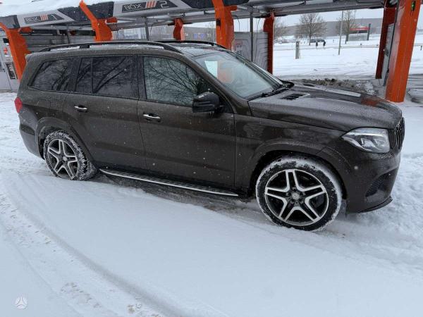 Brūns Mercedes-Benz GLS 350 2016 Kauņa, ar dzinēja tilpumu 2.99 L un nobraukumu 236 tūkst. km par 29500 €, foto 5 vietnē AUTOMOTO.COM.LV