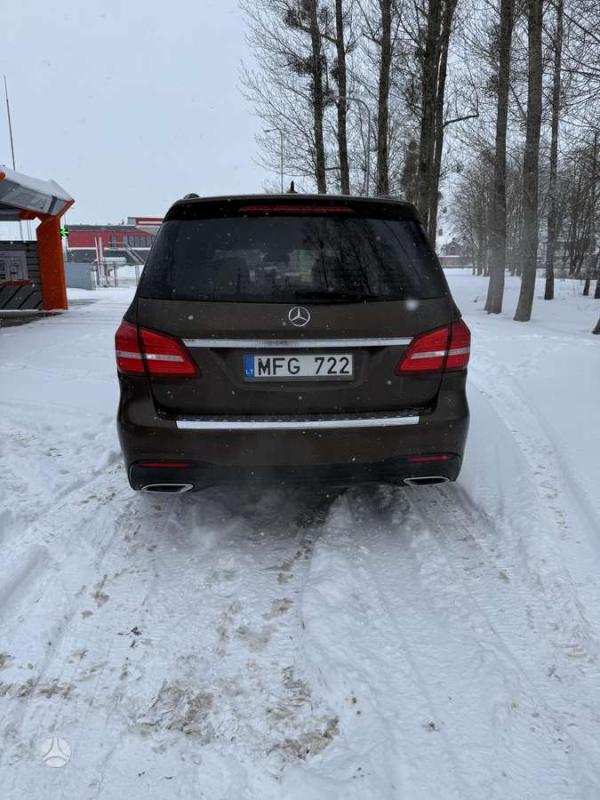 Brūns Mercedes-Benz GLS 350 2016 Kauņa, ar dzinēja tilpumu 2.99 L un nobraukumu 236 tūkst. km par 29500 €, foto 6 vietnē AUTOMOTO.COM.LV
