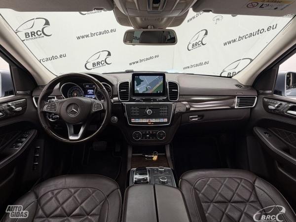 Grey Mercedes-Benz GLS 350 2016 in Avizieniai, with an engine capacity of 3.00 L and mileage of 355 thousand km for 28900 €, photo 3 on AUTOMOTO.COM.LV