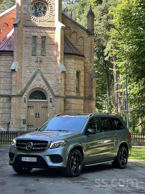 Pelēks Mercedes-Benz GLS 350 2016 Jūrmala, ar dzinēja tilpumu 3.00 L un nobraukumu 160 tūkst. km par 39500 €, foto 1 vietnē AUTOMOTO.COM.LV