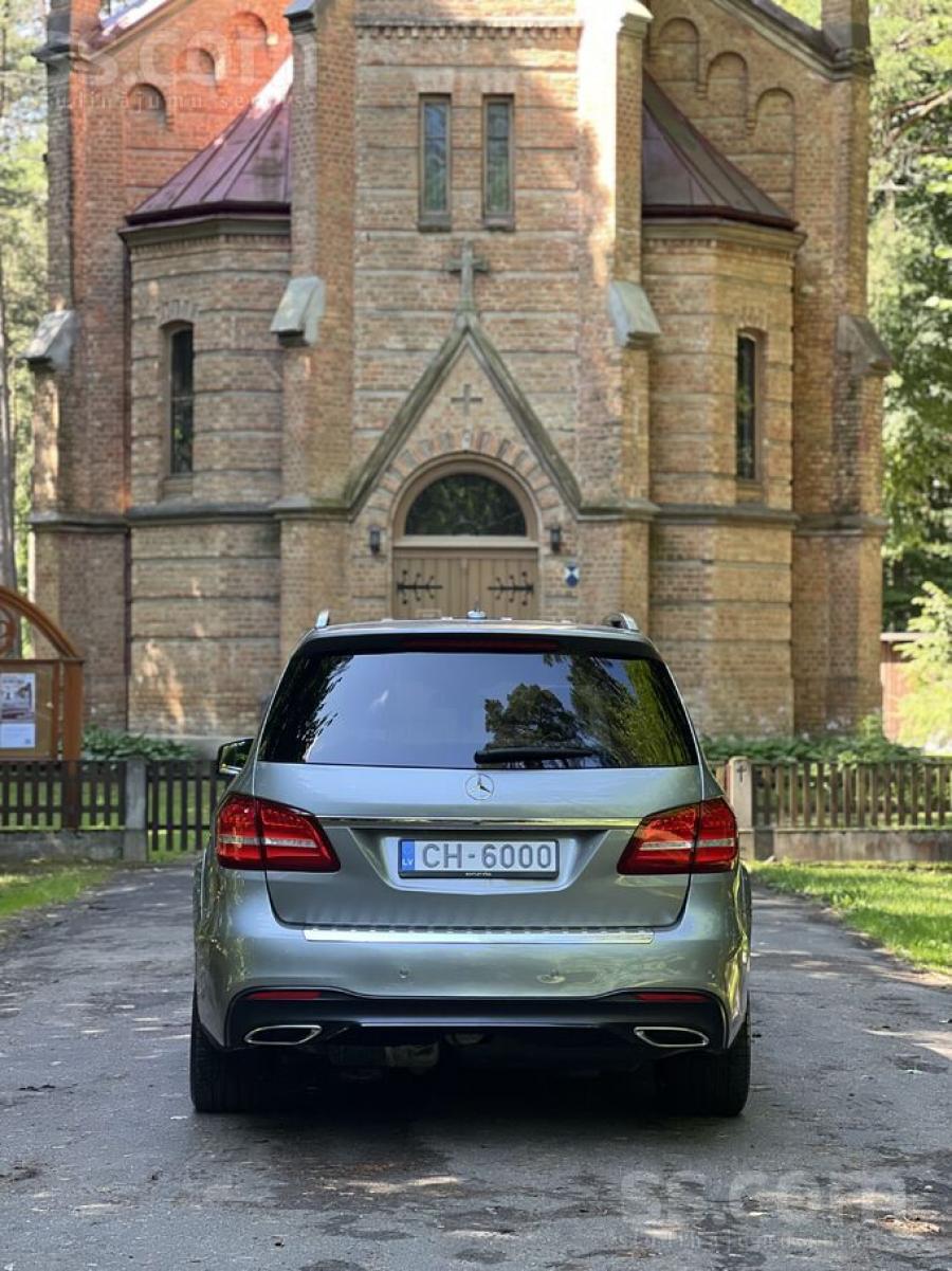 Pelēks Mercedes-Benz GLS 350 2016 Jūrmala, ar dzinēja tilpumu 3.00 L un nobraukumu 160 tūkst. km par 39500 €, foto 6 vietnē AUTOMOTO.COM.LV