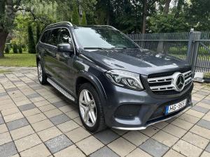 Серый Мерседес ГЛС 350 2016 в Рига, объемом двигателя 3.00 л и пробегом 143 тыс. км за 37000 €, фото  на AUTOMOTO.COM.LV
