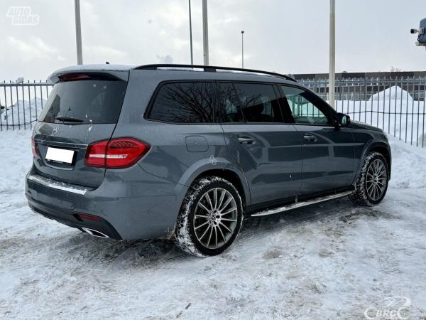 Pelēks Mercedes-Benz GLS 350 2017 Avižieniai, ar dzinēja tilpumu 3.00 L un nobraukumu 191 tūkst. km par 34900 €, foto 2 vietnē AUTOMOTO.COM.LV