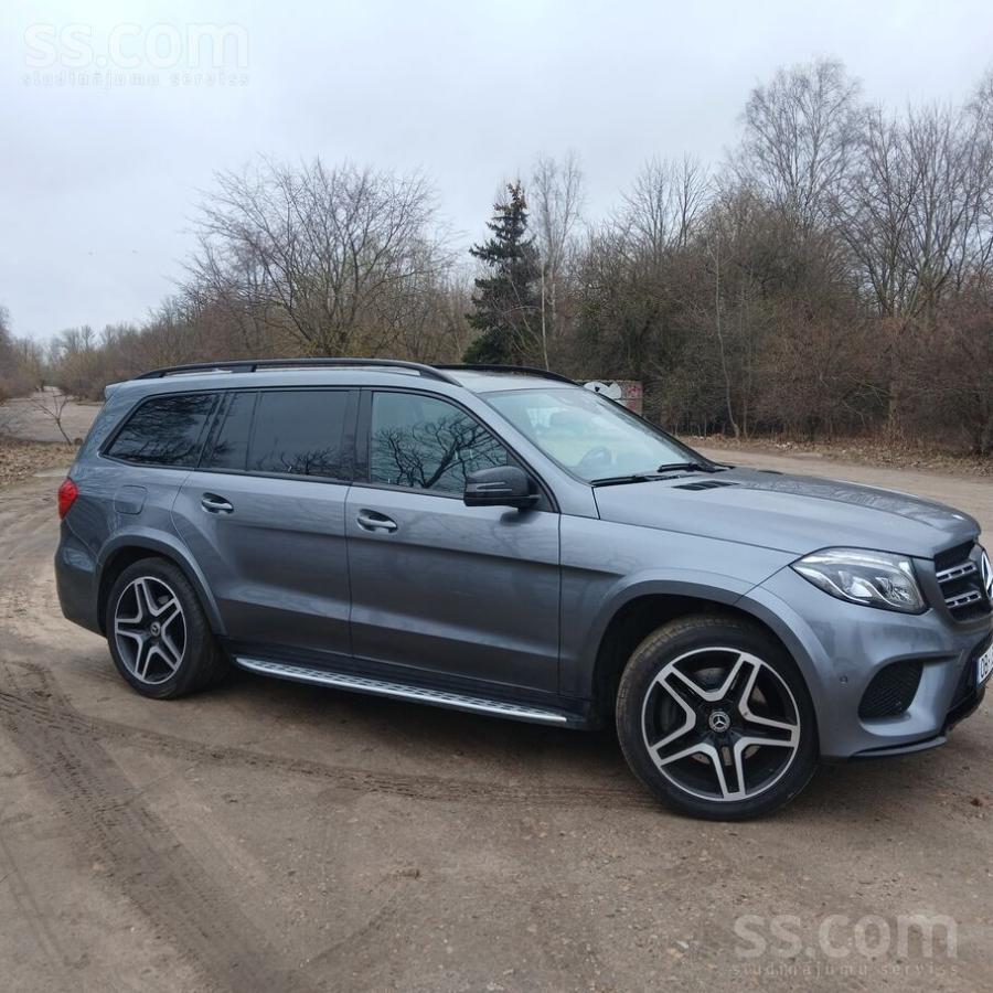Pelēks Mercedes-Benz GLS 350 2017 Rīga, ar dzinēja tilpumu 3.00 L un nobraukumu 246 tūkst. km par 34600 €, foto 1 vietnē AUTOMOTO.COM.LV