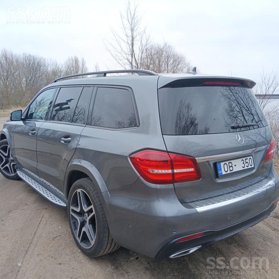 Pelēks Mercedes-Benz GLS 350 2017 Rīga, ar dzinēja tilpumu 3.00 L un nobraukumu 246 tūkst. km par 34600 €, foto 9 vietnē AUTOMOTO.COM.LV