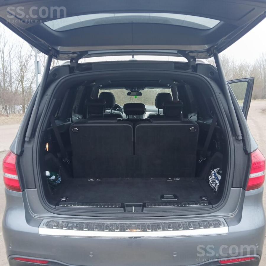 Pelēks Mercedes-Benz GLS 350 2017 Rīga, ar dzinēja tilpumu 3.00 L un nobraukumu 246 tūkst. km par 34600 €, foto 10 vietnē AUTOMOTO.COM.LV