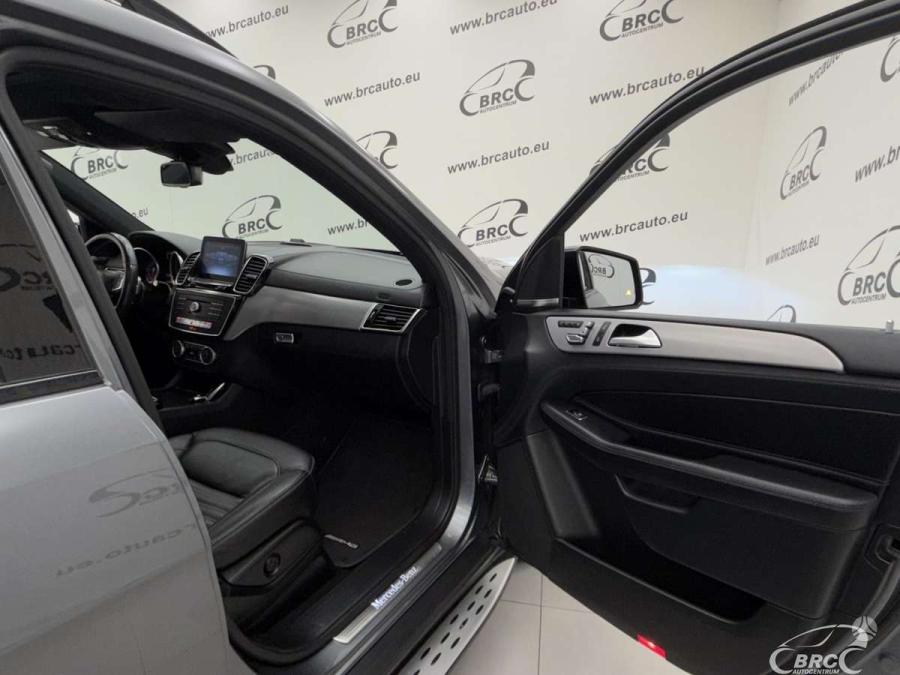 Серый Мерседес ГЛС 350 2017 в Вильнюс, объемом двигателя 2.99 л и пробегом 194 тыс. км за 34900 €, фото 10 на AUTOMOTO.COM.LV