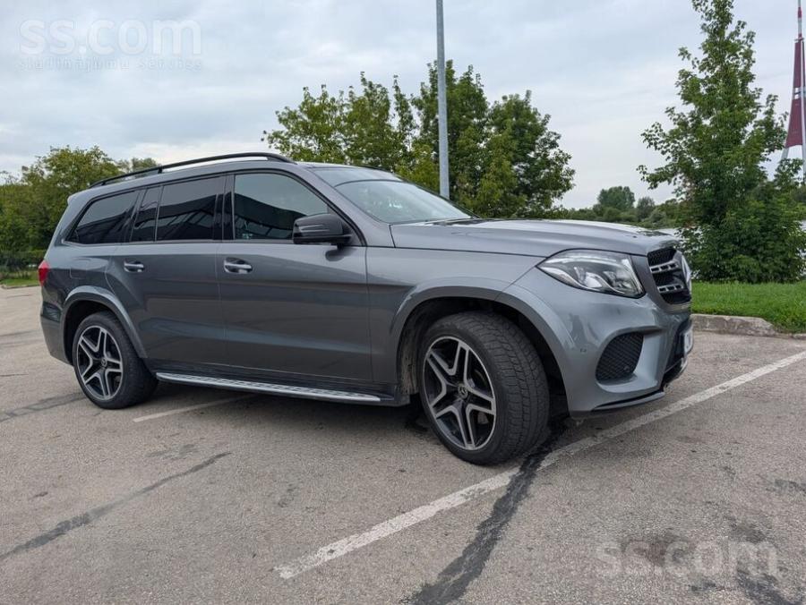Pelēks Mercedes-Benz GLS 350 2018 Rīga, ar dzinēja tilpumu 3.00 L un nobraukumu 224 tūkst. km par 28000 €, foto 3 vietnē AUTOMOTO.COM.LV