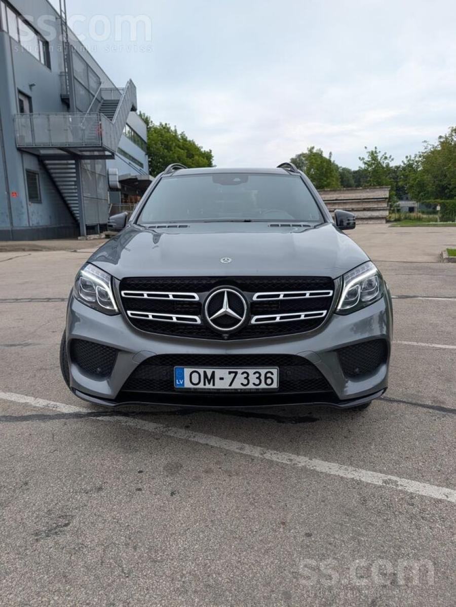 Pelēks Mercedes-Benz GLS 350 2018 Rīga, ar dzinēja tilpumu 3.00 L un nobraukumu 224 tūkst. km par 28000 €, foto 5 vietnē AUTOMOTO.COM.LV