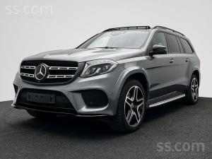 Pelēks Mercedes-Benz GLS 350 2019 Rīga, ar dzinēja tilpumu 3.00 L un nobraukumu 162 tūkst. km par 39950 €, foto  vietnē AUTOMOTO.COM.LV