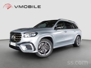 Grey Mercedes-Benz GLS 350 2024 in Riga, with an engine capacity of 3.00 L and mileage of 9 thousand km for 103200 €, photo  on AUTOMOTO.COM.LV