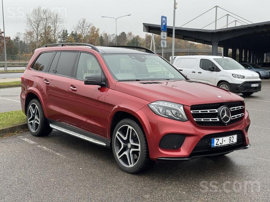 Sarkans Mercedes-Benz GLS 350 2016 Rīga, ar dzinēja tilpumu 3.00 L un nobraukumu 0 tūkst. km par 27900 €, foto 3 vietnē AUTOMOTO.COM.LV