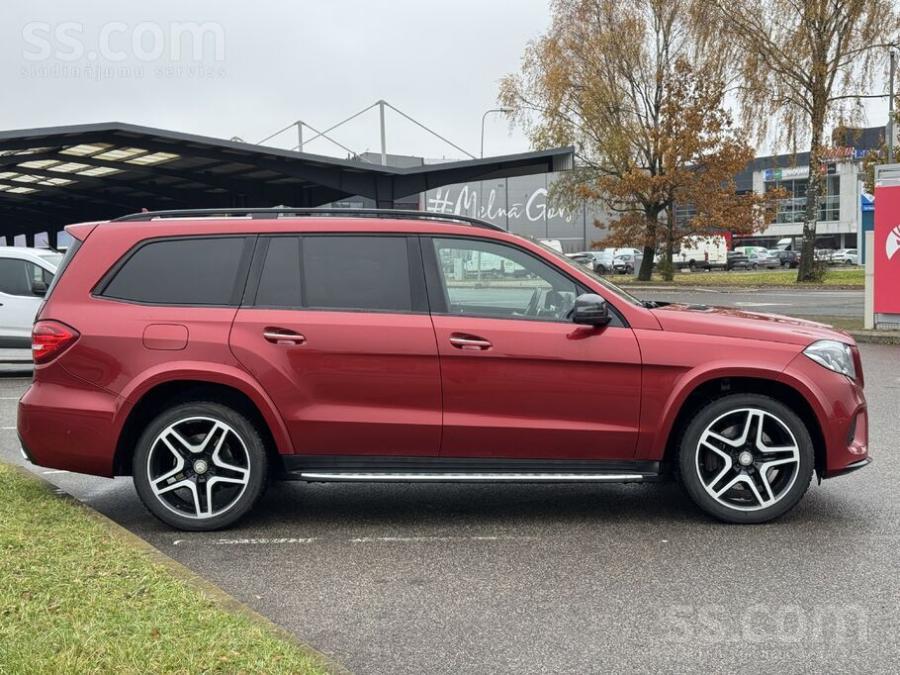 Sarkans Mercedes-Benz GLS 350 2016 Rīga, ar dzinēja tilpumu 3.00 L un nobraukumu 0 tūkst. km par 27900 €, foto 4 vietnē AUTOMOTO.COM.LV