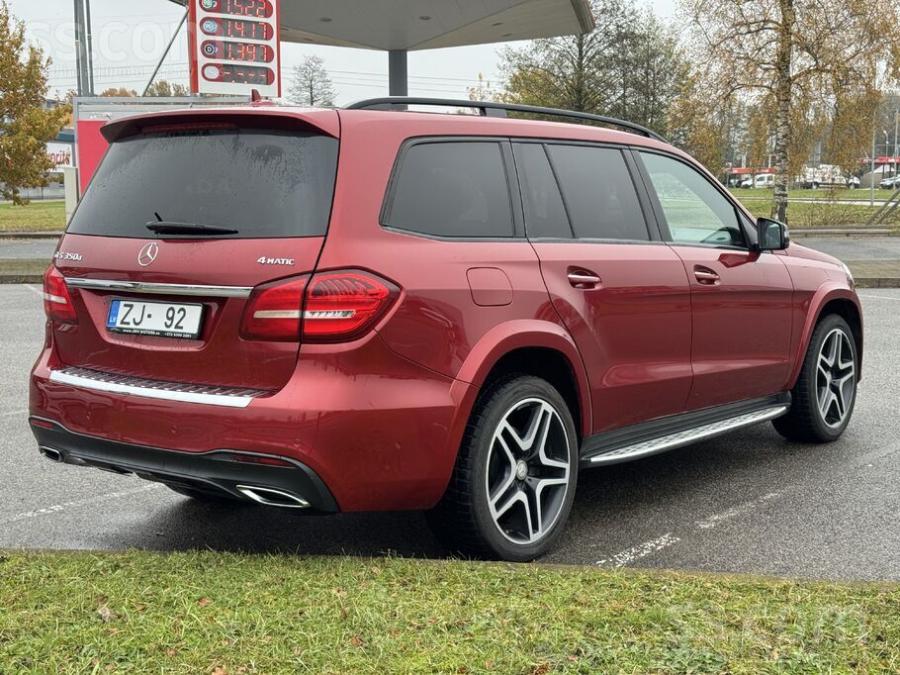 Sarkans Mercedes-Benz GLS 350 2016 Rīga, ar dzinēja tilpumu 3.00 L un nobraukumu 0 tūkst. km par 27900 €, foto 5 vietnē AUTOMOTO.COM.LV