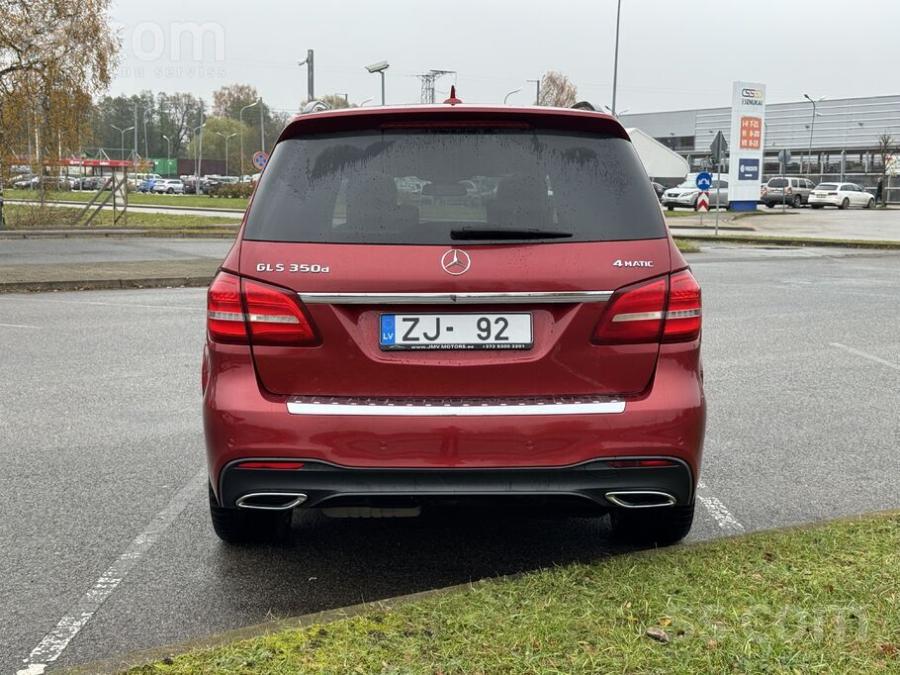 Sarkans Mercedes-Benz GLS 350 2016 Rīga, ar dzinēja tilpumu 3.00 L un nobraukumu 0 tūkst. km par 27900 €, foto 6 vietnē AUTOMOTO.COM.LV