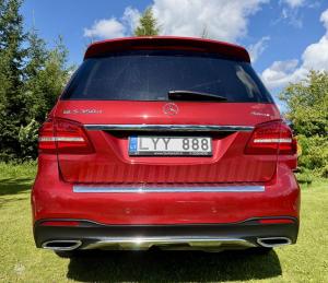 Sarkans Mercedes-Benz GLS 350 2016 Viļņa, ar dzinēja tilpumu 2.99 L un nobraukumu 240 tūkst. km par 34500 €, foto 6 vietnē AUTOMOTO.COM.LV