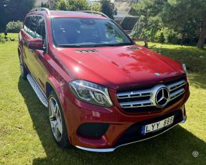 Sarkans Mercedes-Benz GLS 350 2016 Viļņa, ar dzinēja tilpumu 2.99 L un nobraukumu 240 tūkst. km par 34500 €, foto 16 vietnē AUTOMOTO.COM.LV