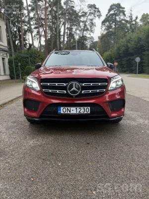 Sarkans Mercedes-Benz GLS 350 2016 Jūrmala, ar dzinēja tilpumu 3.00 L un nobraukumu 299 tūkst. km par 26500 €, foto 3 vietnē AUTOMOTO.COM.LV