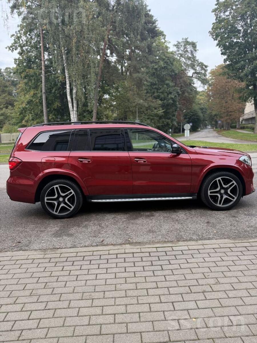 Sarkans Mercedes-Benz GLS 350 2016 Jūrmala, ar dzinēja tilpumu 3.00 L un nobraukumu 299 tūkst. km par 26500 €, foto 5 vietnē AUTOMOTO.COM.LV