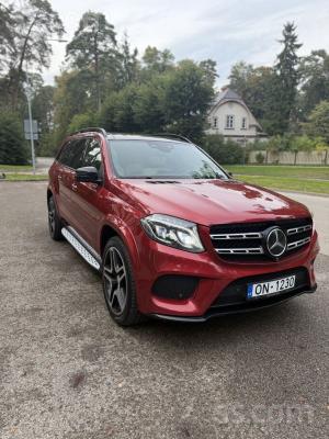 Sarkans Mercedes-Benz GLS 350 2016 Jūrmala, ar dzinēja tilpumu 3.00 L un nobraukumu 299 tūkst. km par 26500 €, foto 7 vietnē AUTOMOTO.COM.LV