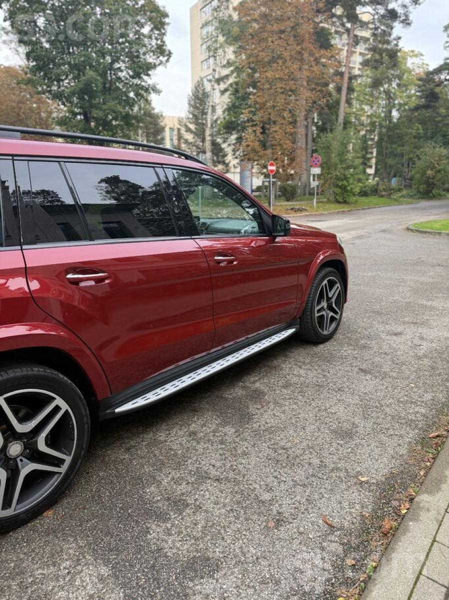 Sarkans Mercedes-Benz GLS 350 2016 Jūrmala, ar dzinēja tilpumu 3.00 L un nobraukumu 299 tūkst. km par 26500 €, foto 8 vietnē AUTOMOTO.COM.LV