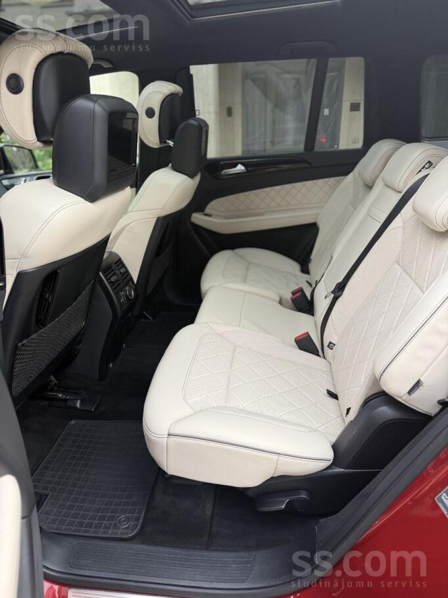 Sarkans Mercedes-Benz GLS 350 2016 Jūrmala, ar dzinēja tilpumu 3.00 L un nobraukumu 299 tūkst. km par 26500 €, foto 14 vietnē AUTOMOTO.COM.LV
