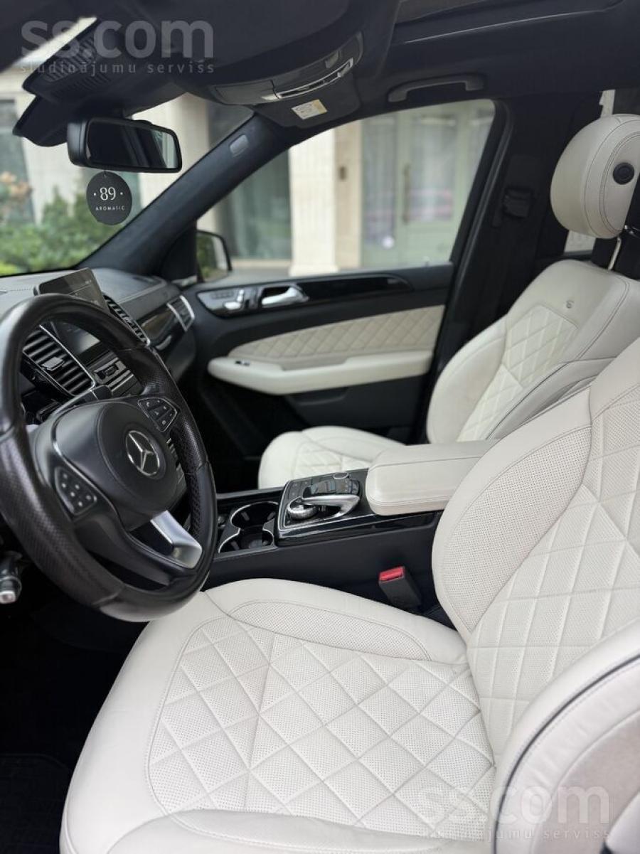Sarkans Mercedes-Benz GLS 350 2016 Jūrmala, ar dzinēja tilpumu 3.00 L un nobraukumu 299 tūkst. km par 26500 €, foto 15 vietnē AUTOMOTO.COM.LV
