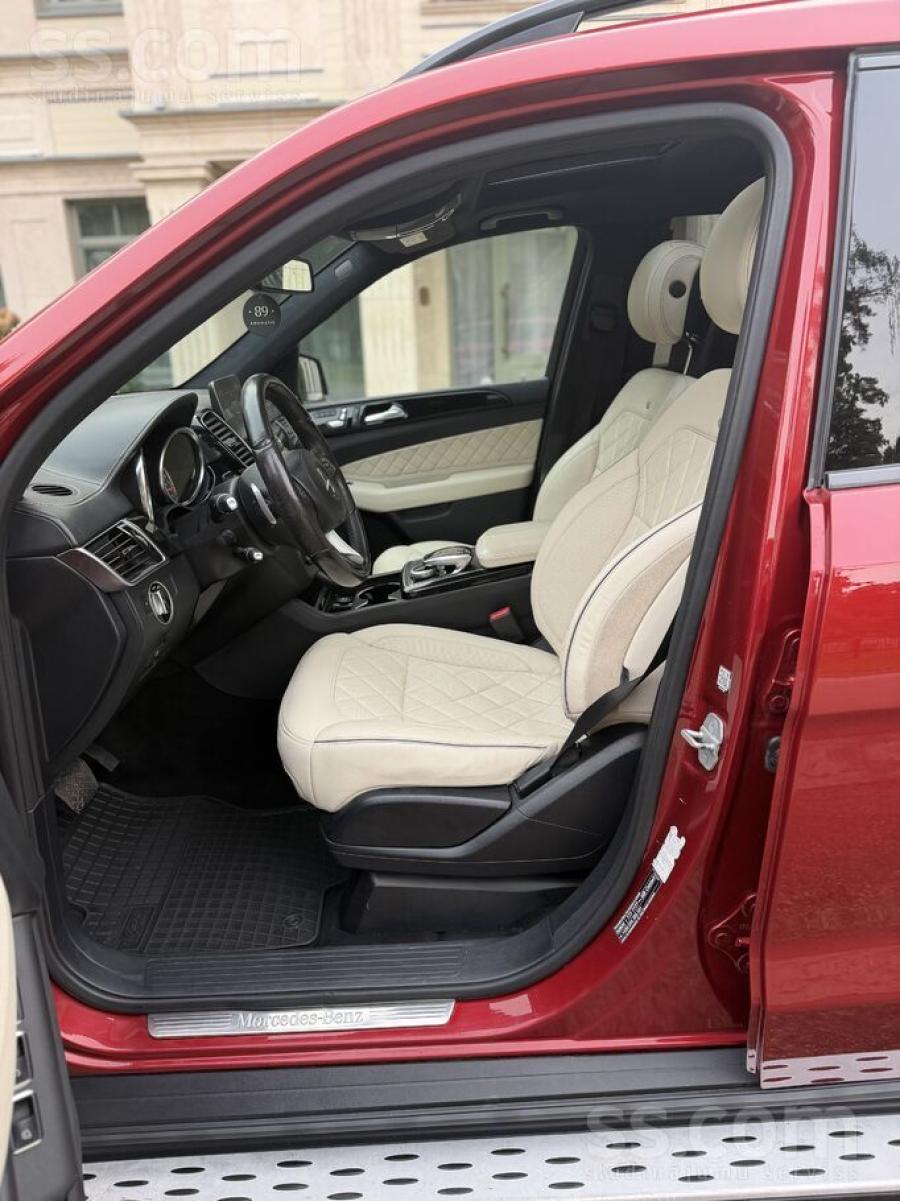Sarkans Mercedes-Benz GLS 350 2016 Jūrmala, ar dzinēja tilpumu 3.00 L un nobraukumu 299 tūkst. km par 26500 €, foto 17 vietnē AUTOMOTO.COM.LV
