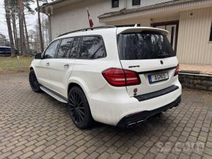 White Mercedes-Benz GLS 350 2013 in Riga, with an engine capacity of 3.00 L and mileage of 0 thousand km for 27000 €, photo 3 on AUTOMOTO.COM.LV