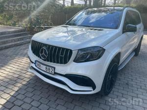 White Mercedes-Benz GLS 350 2013 in Riga, with an engine capacity of 3.00 L and mileage of 0 thousand km for 27000 €, photo 10 on AUTOMOTO.COM.LV