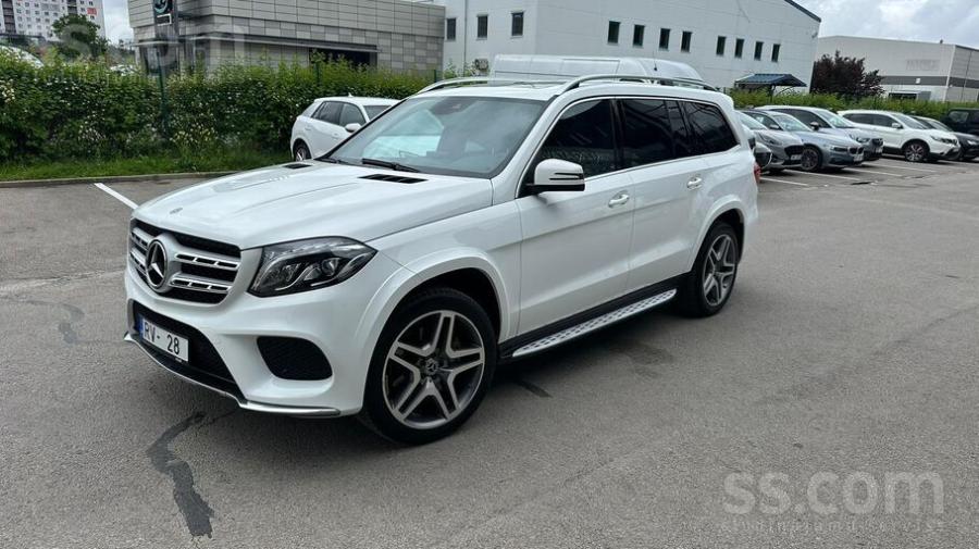 Balts Mercedes-Benz GLS 350 2017 Rīga, ar dzinēja tilpumu 3.00 L un nobraukumu 210 tūkst. km par 27900 €, foto 1 vietnē AUTOMOTO.COM.LV