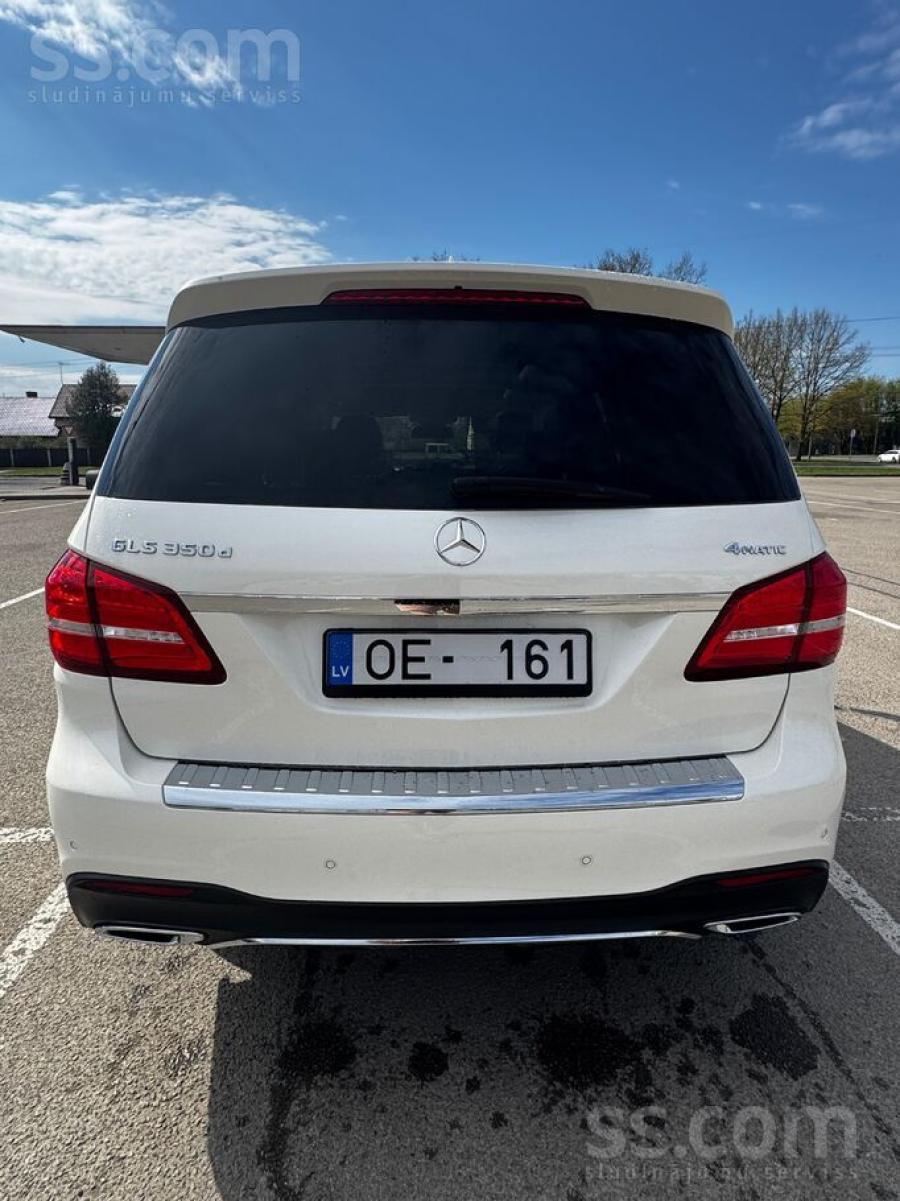 Balts Mercedes-Benz GLS 350 2017 Rīga, ar dzinēja tilpumu 3.00 L un nobraukumu 266 tūkst. km par 35200 €, foto 12 vietnē AUTOMOTO.COM.LV