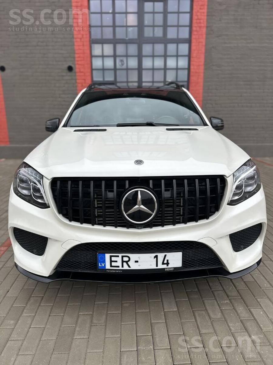 Balts Mercedes-Benz GLS 350 2018 Rīga, ar dzinēja tilpumu 3.00 L un nobraukumu 214 tūkst. km par 39999 €, foto 2 vietnē AUTOMOTO.COM.LV
