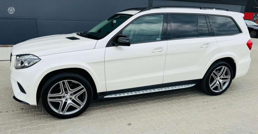 Balts Mercedes-Benz GLS 350 2018 Šauļi, ar dzinēja tilpumu 2.99 L un nobraukumu 202 tūkst. km par 38499 €, foto 26 vietnē AUTOMOTO.COM.LV