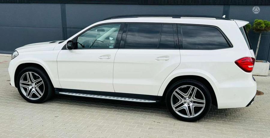 Balts Mercedes-Benz GLS 350 2018 Šauļi, ar dzinēja tilpumu 2.99 L un nobraukumu 202 tūkst. km par 38499 €, foto 32 vietnē AUTOMOTO.COM.LV