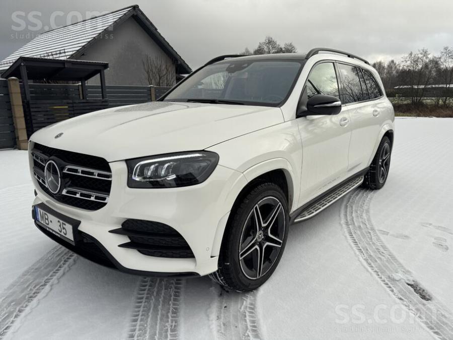 Balts Mercedes-Benz GLS 350 2020 Rīga, ar dzinēja tilpumu 3.00 L un nobraukumu 133 tūkst. km par 68700 €, foto 2 vietnē AUTOMOTO.COM.LV