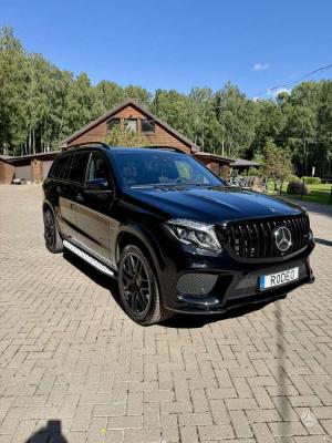 Черный Мерседес ГЛС 400 2019 в Каунас, объемом двигателя 3.00 л и пробегом 245 тыс. км за 35990 €, фото 10 на AUTOMOTO.COM.LV