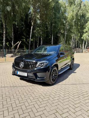 Черный Мерседес ГЛС 400 2019 в Каунас, объемом двигателя 3.00 л и пробегом 245 тыс. км за 35990 €, фото 13 на AUTOMOTO.COM.LV