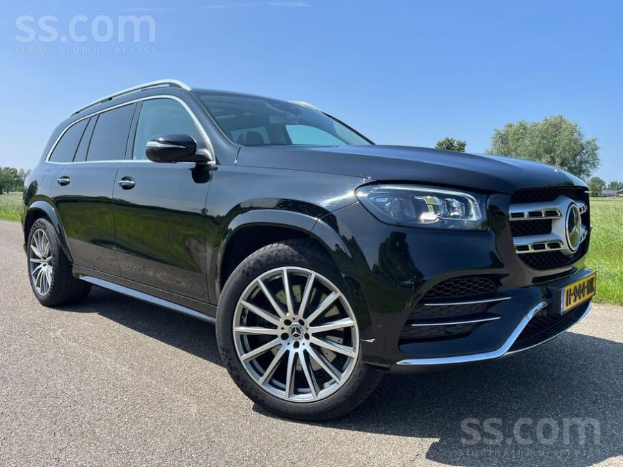 Melns Mercedes-Benz GLS 400 2020 Tukums, ar dzinēja tilpumu 3.00 L un nobraukumu 200 tūkst. km par 55500 €, foto 1 vietnē AUTOMOTO.COM.LV