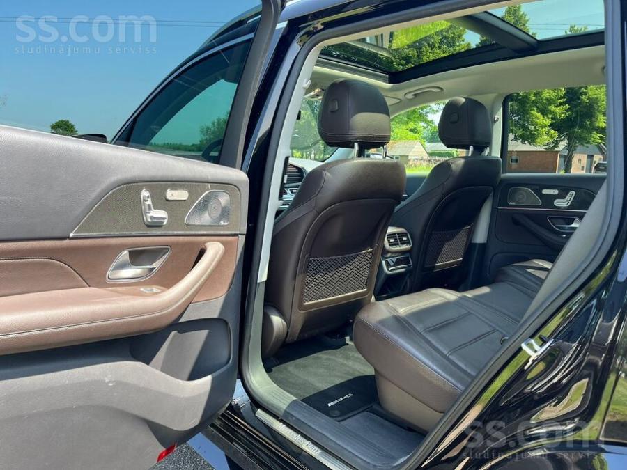Melns Mercedes-Benz GLS 400 2020 Tukums, ar dzinēja tilpumu 3.00 L un nobraukumu 200 tūkst. km par 55500 €, foto 6 vietnē AUTOMOTO.COM.LV