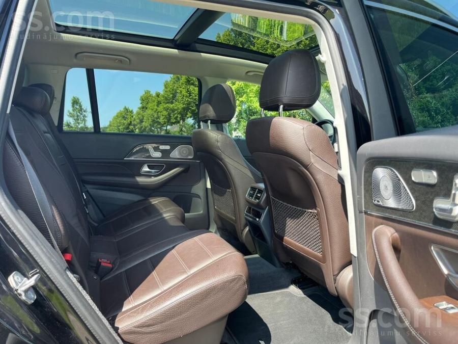 Melns Mercedes-Benz GLS 400 2020 Tukums, ar dzinēja tilpumu 3.00 L un nobraukumu 200 tūkst. km par 55500 €, foto 12 vietnē AUTOMOTO.COM.LV