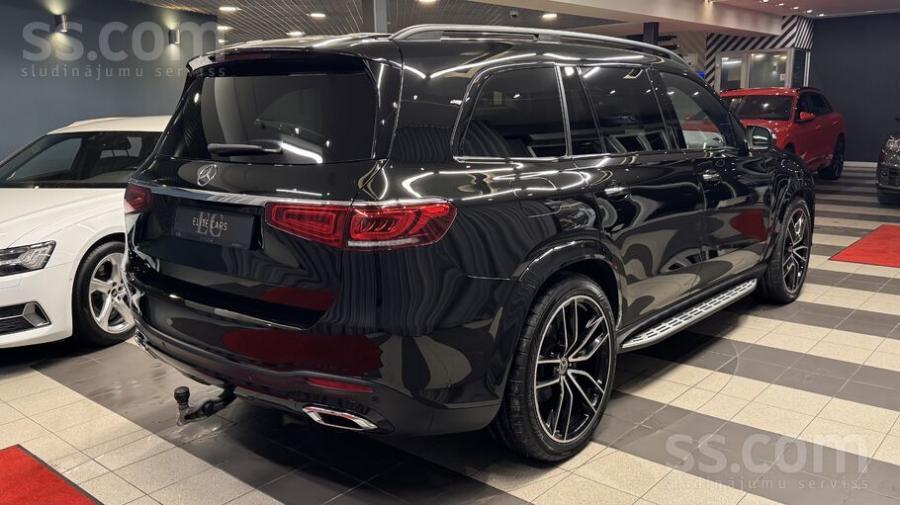 Melns Mercedes-Benz GLS 400 2020 Rīga, ar dzinēja tilpumu 3.00 L un nobraukumu 125 tūkst. km par 69990 €, foto 5 vietnē AUTOMOTO.COM.LV