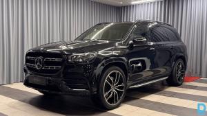 Melns Mercedes-Benz GLS 400 2020 Mārupe, ar dzinēja tilpumu 3.00 L un nobraukumu 125 tūkst. km par 69990 €, foto  vietnē AUTOMOTO.COM.LV
