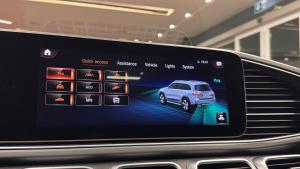 Melns Mercedes-Benz GLS 400 2020 Rīga, ar dzinēja tilpumu 3.00 L un nobraukumu 125 tūkst. km par 62990 €, foto 31 vietnē AUTOMOTO.COM.LV