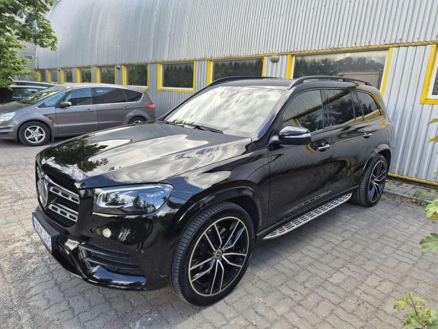 Melns Mercedes-Benz GLS 400 2020 Mažeikiai, ar dzinēja tilpumu 3.00 L un nobraukumu 308 tūkst. km par 48800 €, foto 3 vietnē AUTOMOTO.COM.LV
