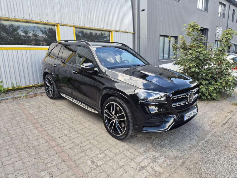 Melns Mercedes-Benz GLS 400 2020 Mažeikiai, ar dzinēja tilpumu 3.00 L un nobraukumu 308 tūkst. km par 48800 €, foto 5 vietnē AUTOMOTO.COM.LV
